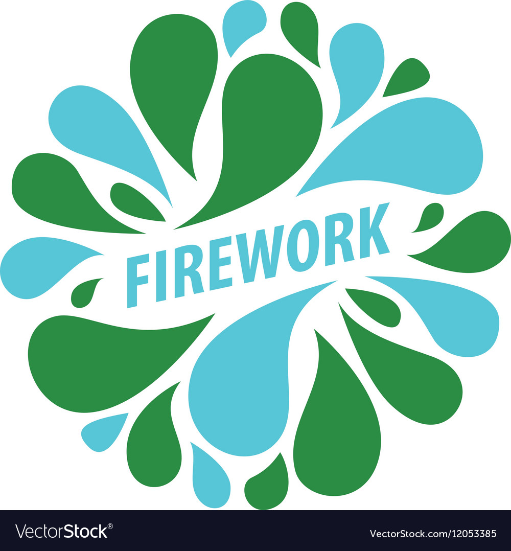 Logo firework Royalty Free Vector Image - VectorStock