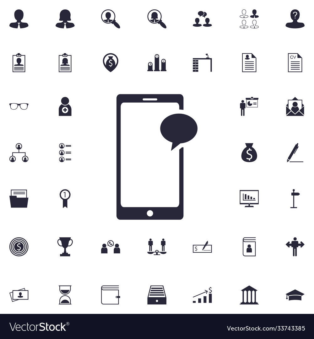 Message icon Royalty Free Vector Image - VectorStock