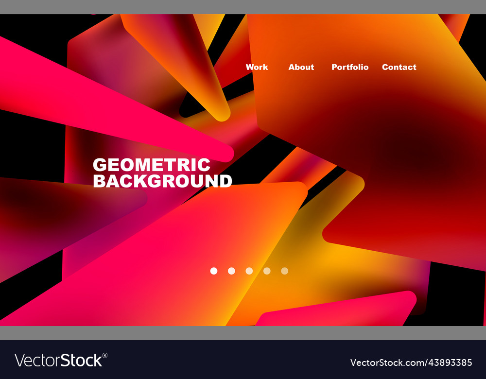 Shards shape composition abstract background web Vector Image