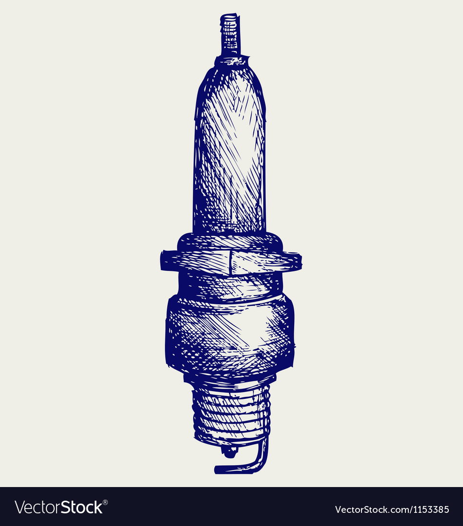 Spark plug Royalty Free Vector Image - VectorStock