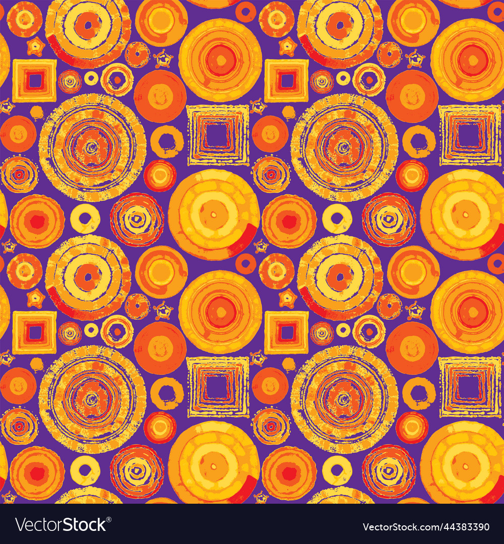 Seamless abstract pattern of geometric shapes Vector Image Seamless abstract pattern of geometric shapes Vector Image