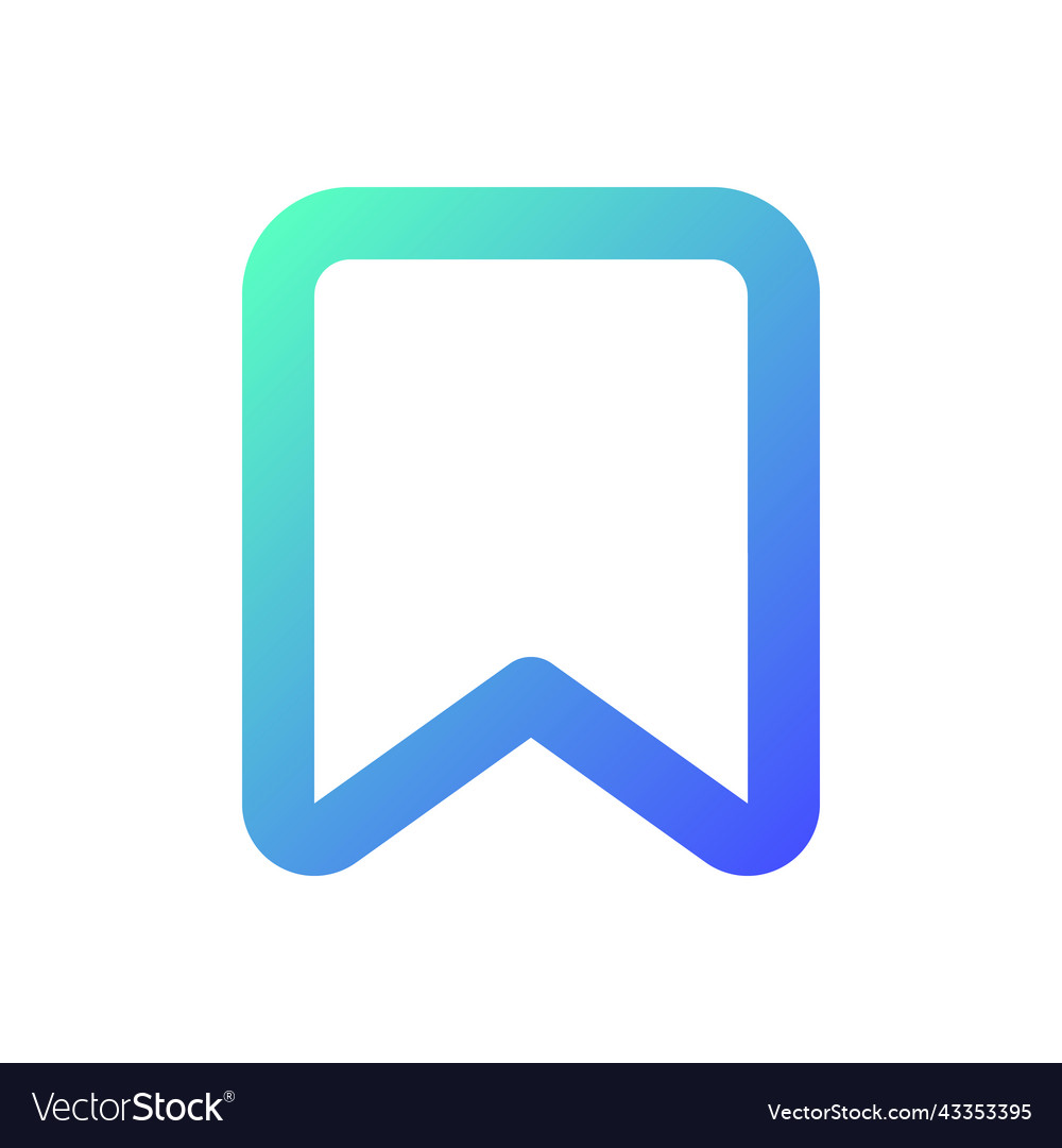 Add bookmark pixel perfect gradient linear ui icon