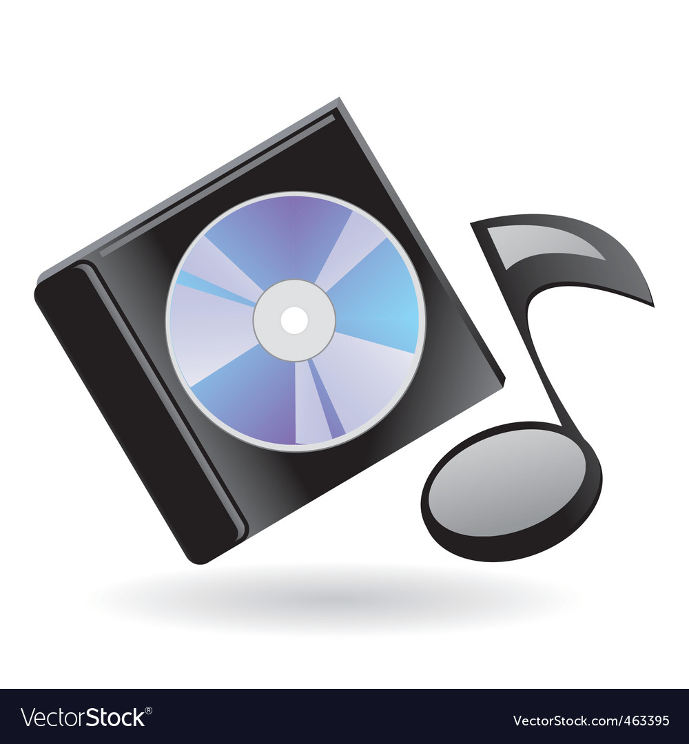 Disk and note Royalty Free Vector Image - VectorStock