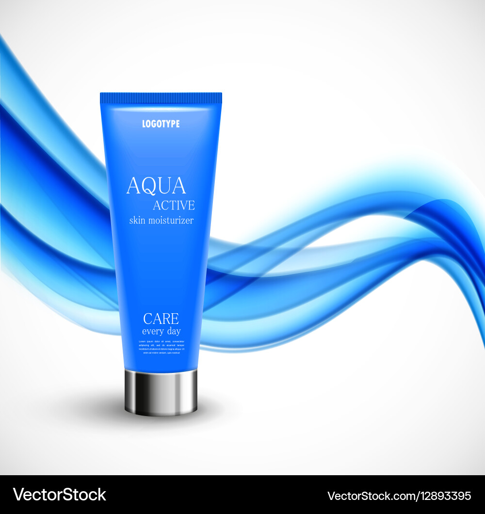 Skin moisturizer cosmetic design template Vector Image