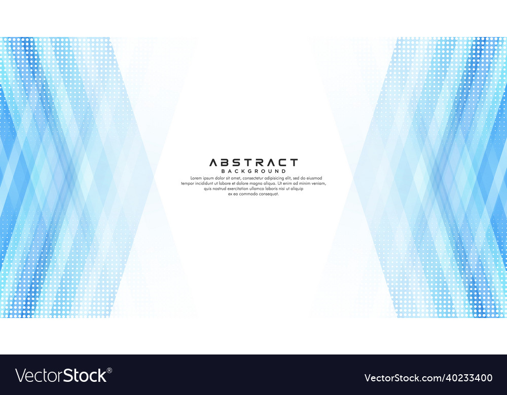 Abstract blue gradient geometric squares shape Vector Image