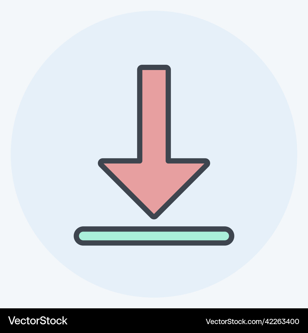Icon get app suitable for infographics symbol Vector Image