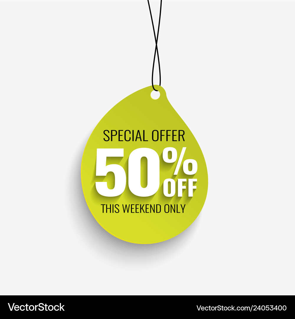 Super sale mega this weekend special offer Vector Image