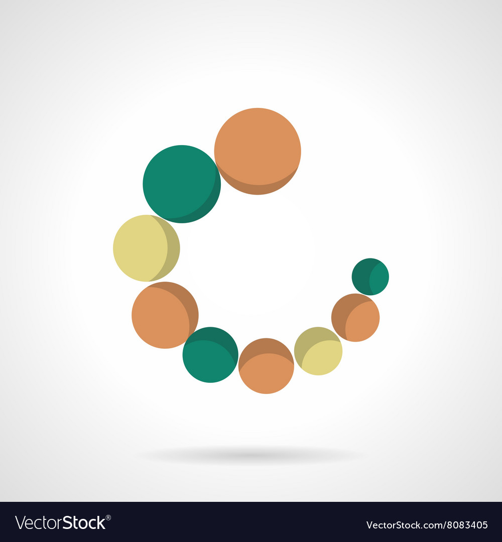Circular loader flat color icon Royalty Free Vector Image Circular loader flat color icon Royalty Free Vector Image