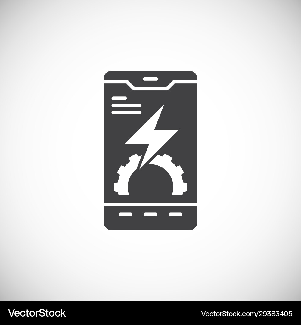 High performance related icon on background Vector Image