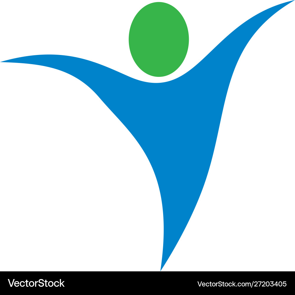 Human health symbol icon Royalty Free Vector Image