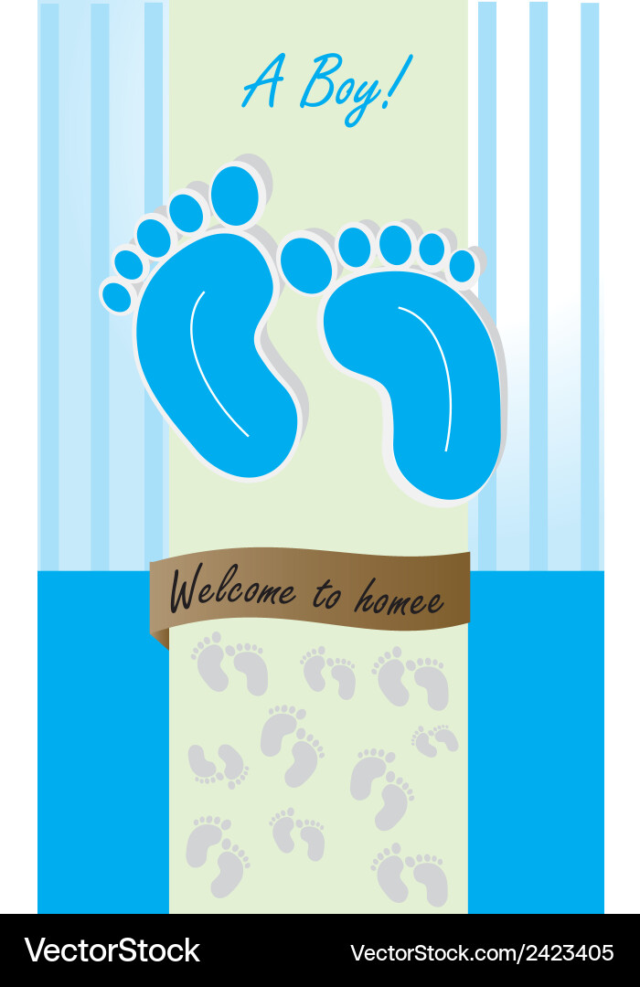 Welcome to home over blue background Royalty Free Vector