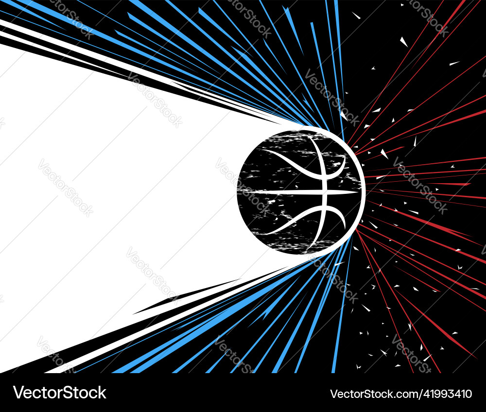 Basketball banner for competition or Royalty Free Vector