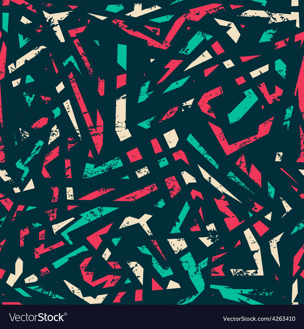 Retro grunge seamless pattern Royalty Free Vector Image