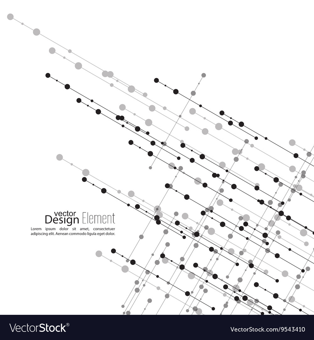 Virtual abstract background Royalty Free Vector Image