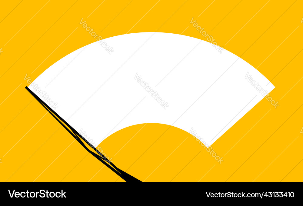 Wiper car windshield of car front window Vector Image