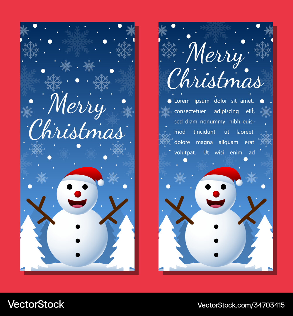 Christmas background card templates design Vector Image