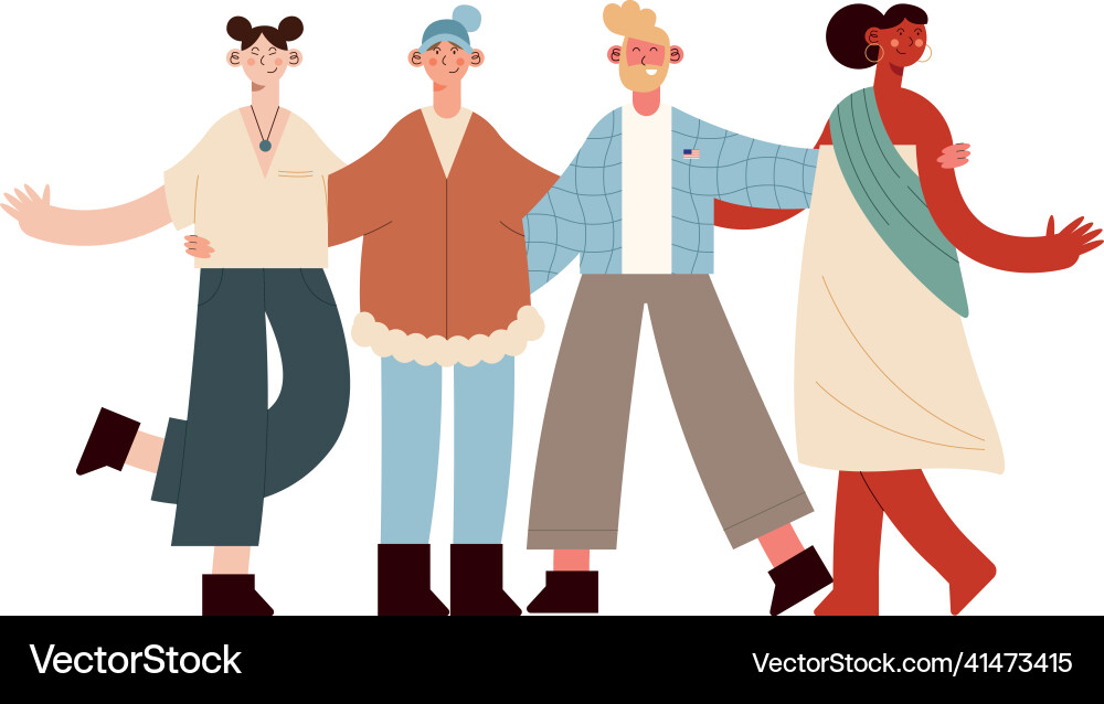 People cartoons design Royalty Free Vector Image