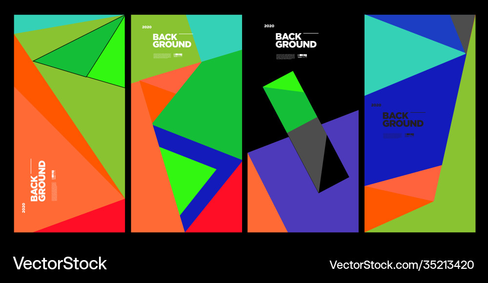 Colorful abstract liquid geometric banner Vector Image