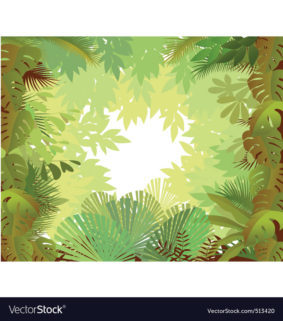 Forest background Royalty Free Vector Image - VectorStock