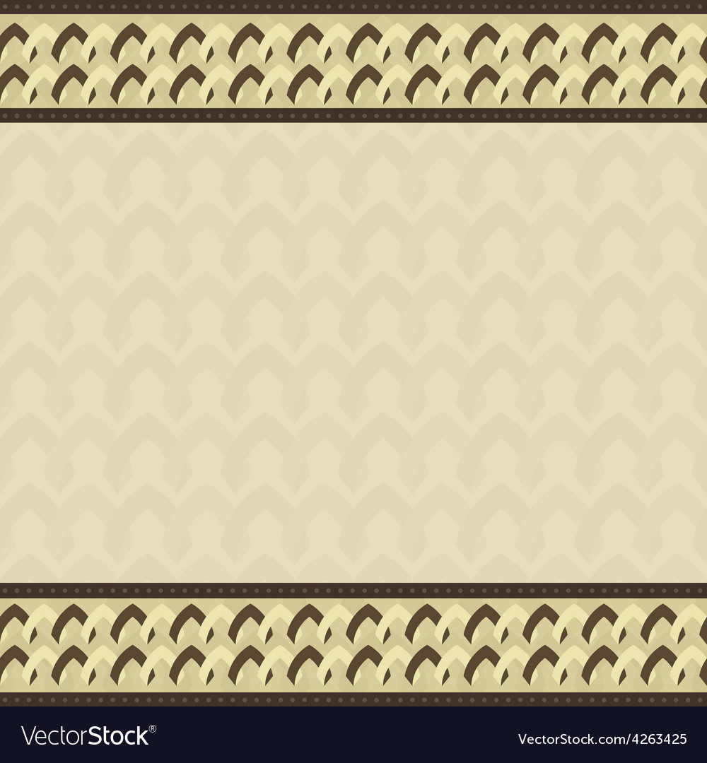 Ancient border seamless pattern Royalty Free Vector Image