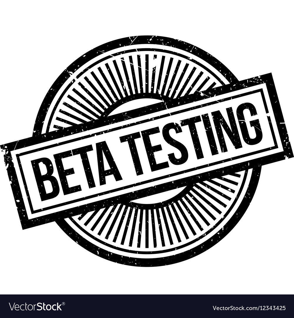 Beta testing stamp Royalty Free Vector Image - VectorStock