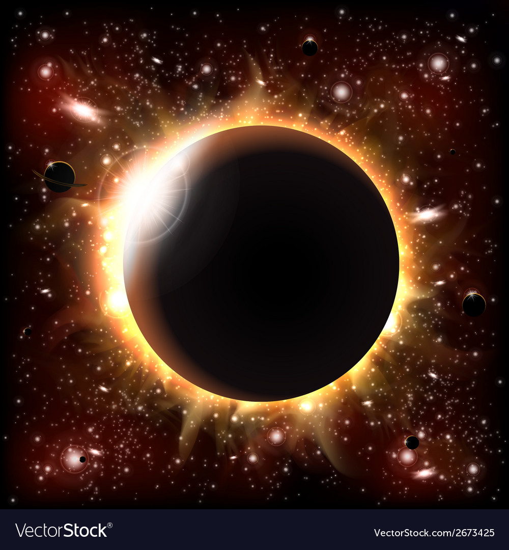 Eclipse Royalty Free Vector Image - VectorStock