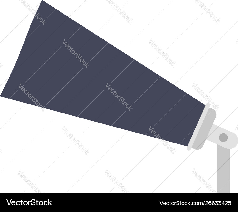 Spot light icon flat style Royalty Free Vector Image