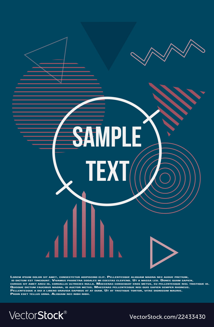 Minimum geometric coverage Royalty Free Vector Image