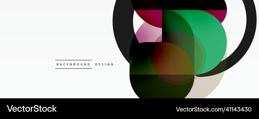 Round triangle shapes lines and circles geometric Vector Image