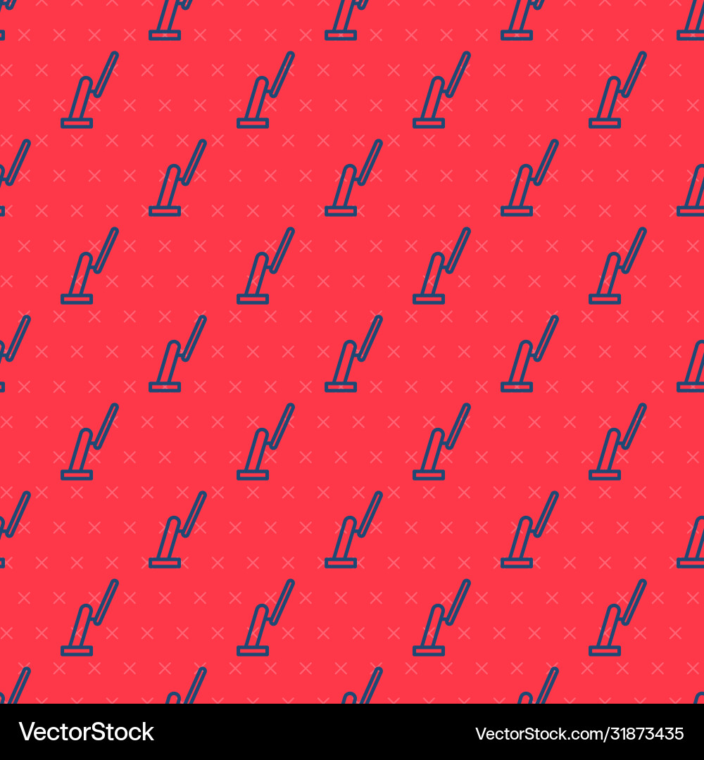 Blue line windscreen wiper icon isolated seamless Vector Image