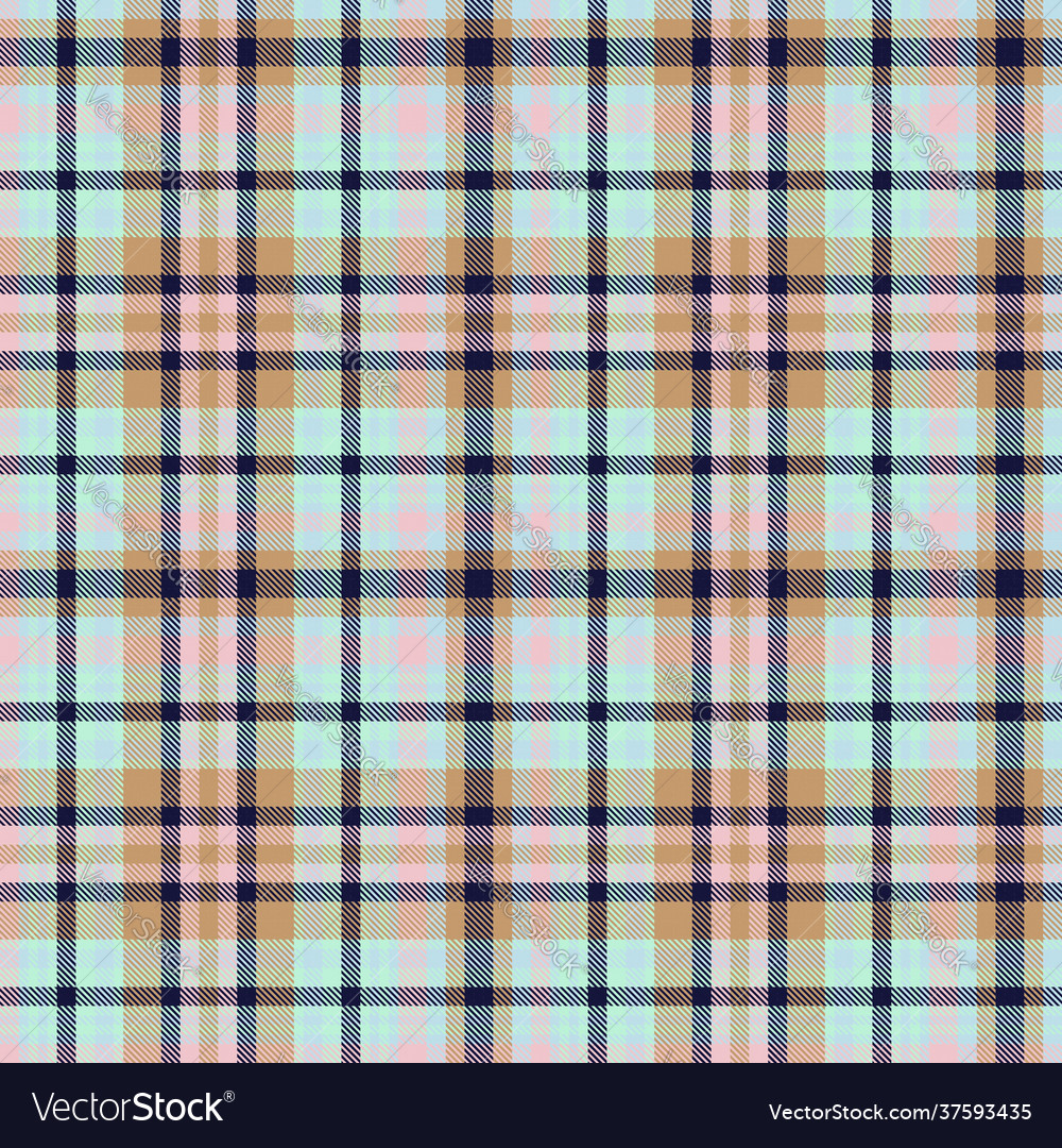Colourful plaid textured seamless pattern Vector Image
