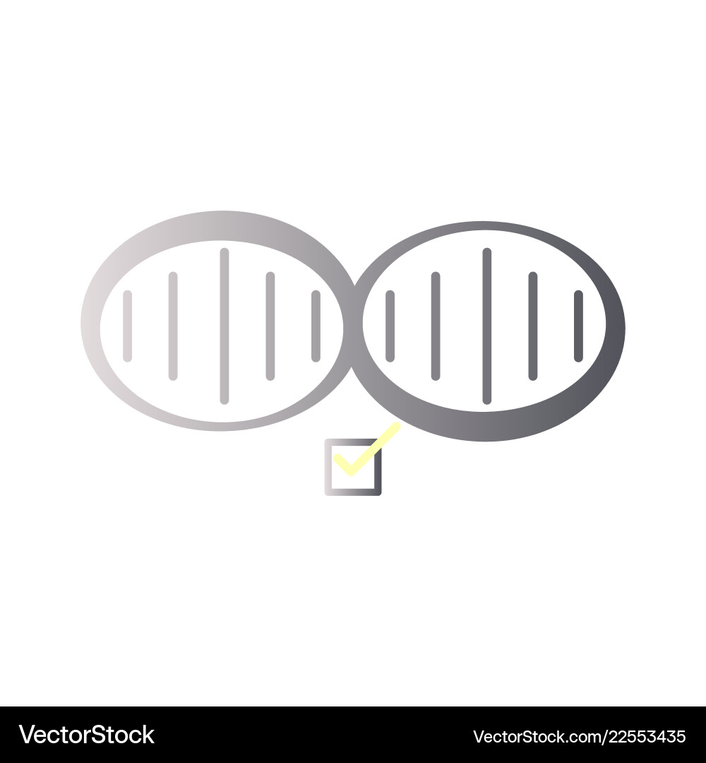 Dna genetic sign elements and icons collection Vector Image