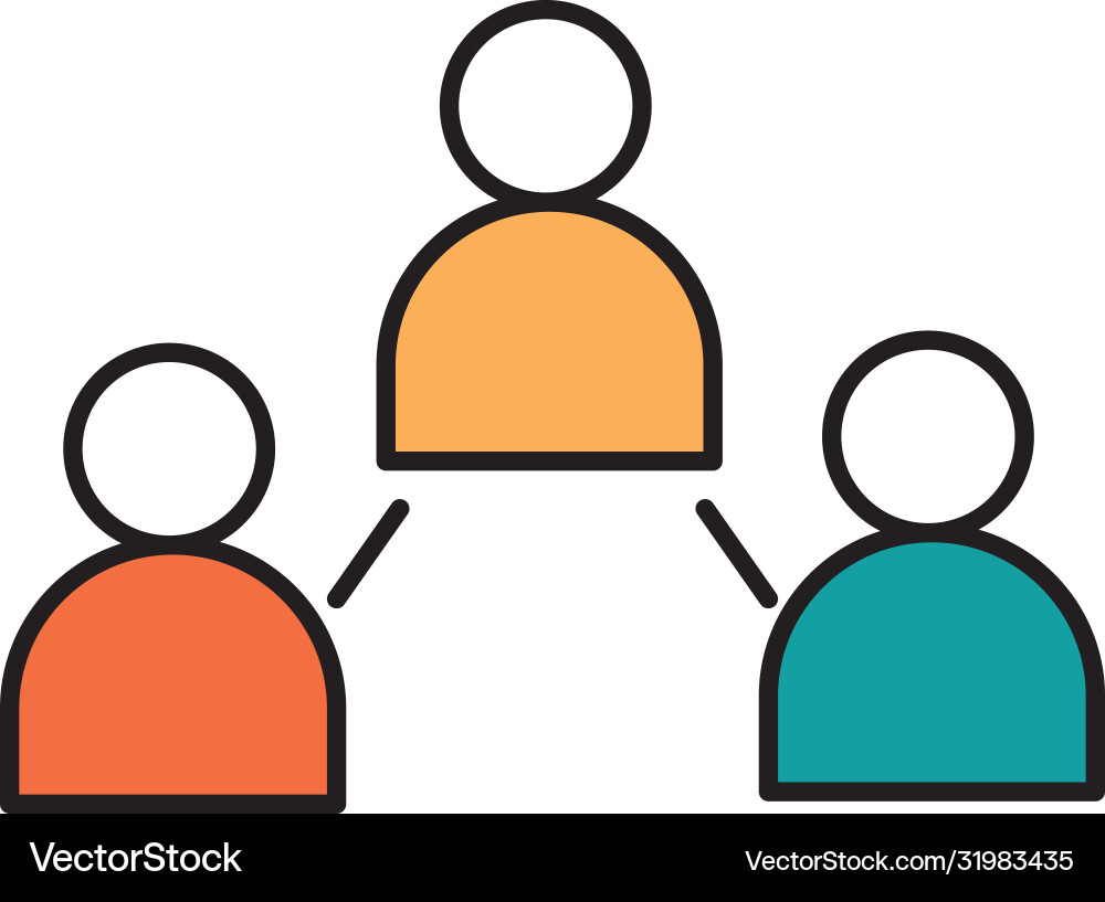 Online education conference seminar group Vector Image