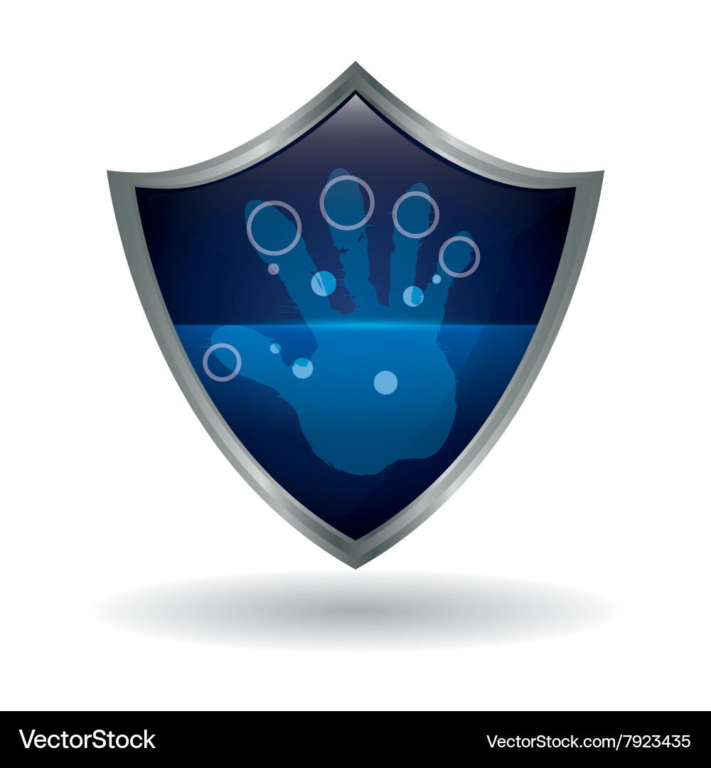 Security system design Royalty Free Vector Image