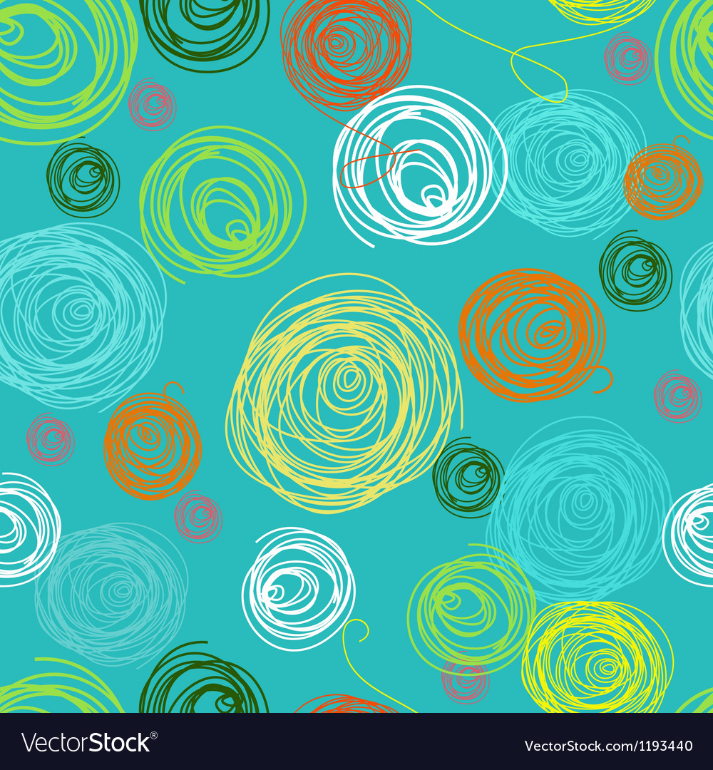 Abstract circles pattern Royalty Free Vector Image
