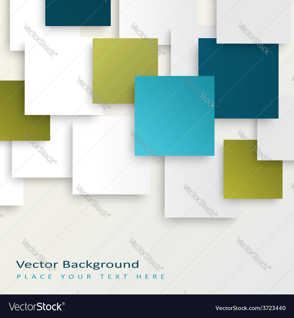 Abstract squares background Royalty Free Vector Image