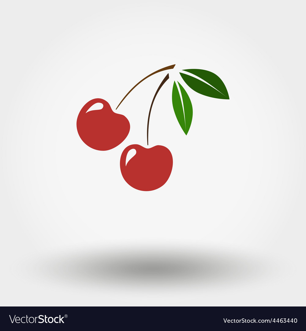Cherry Royalty Free Vector Image - VectorStock