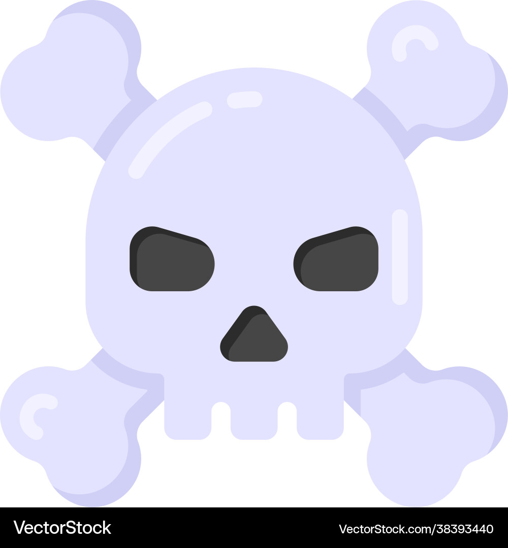 Crossbones Royalty Free Vector Image - VectorStock