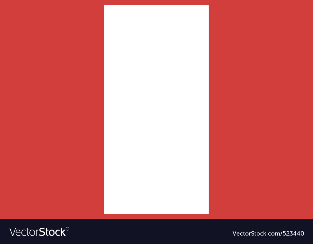 Peruvian flag Royalty Free Vector Image - VectorStock