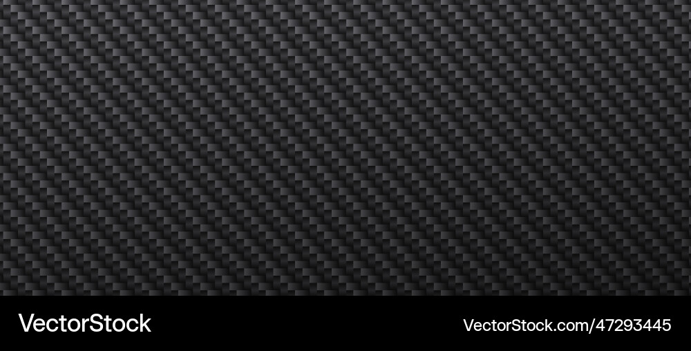 Black metallic carbon fiber texture Royalty Free Vector