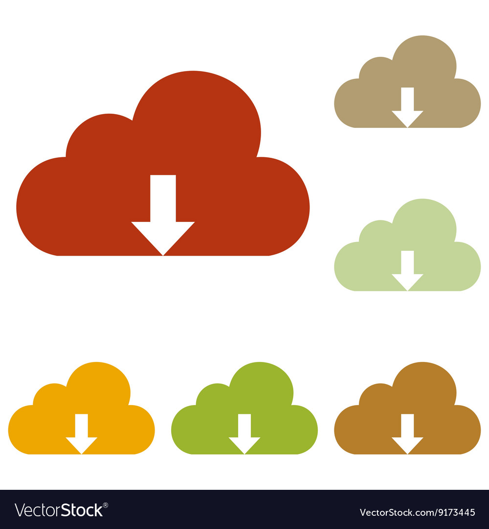 Cloud technology sign Royalty Free Vector Image