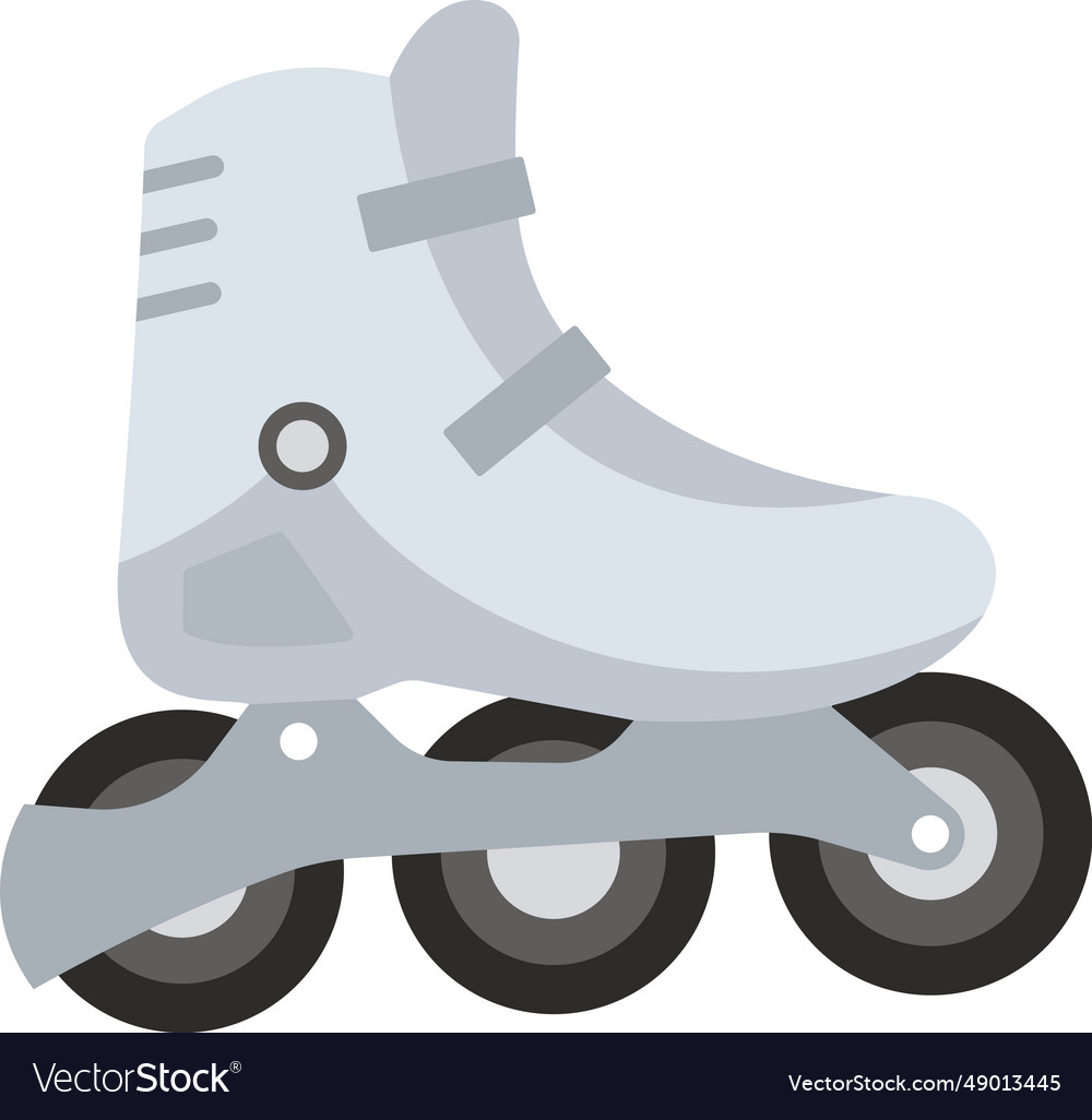 Inline skates rollerblade Royalty Free Vector Image