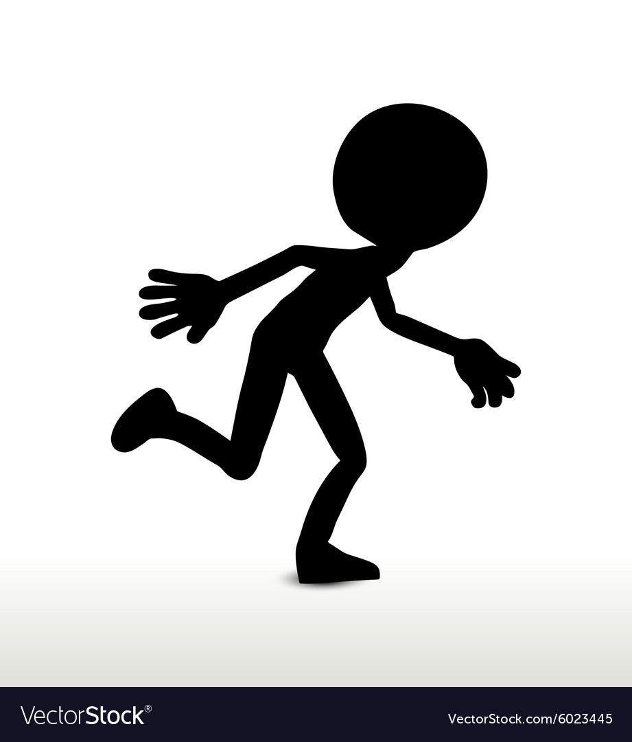 Running Royalty Free Vector Image - VectorStock