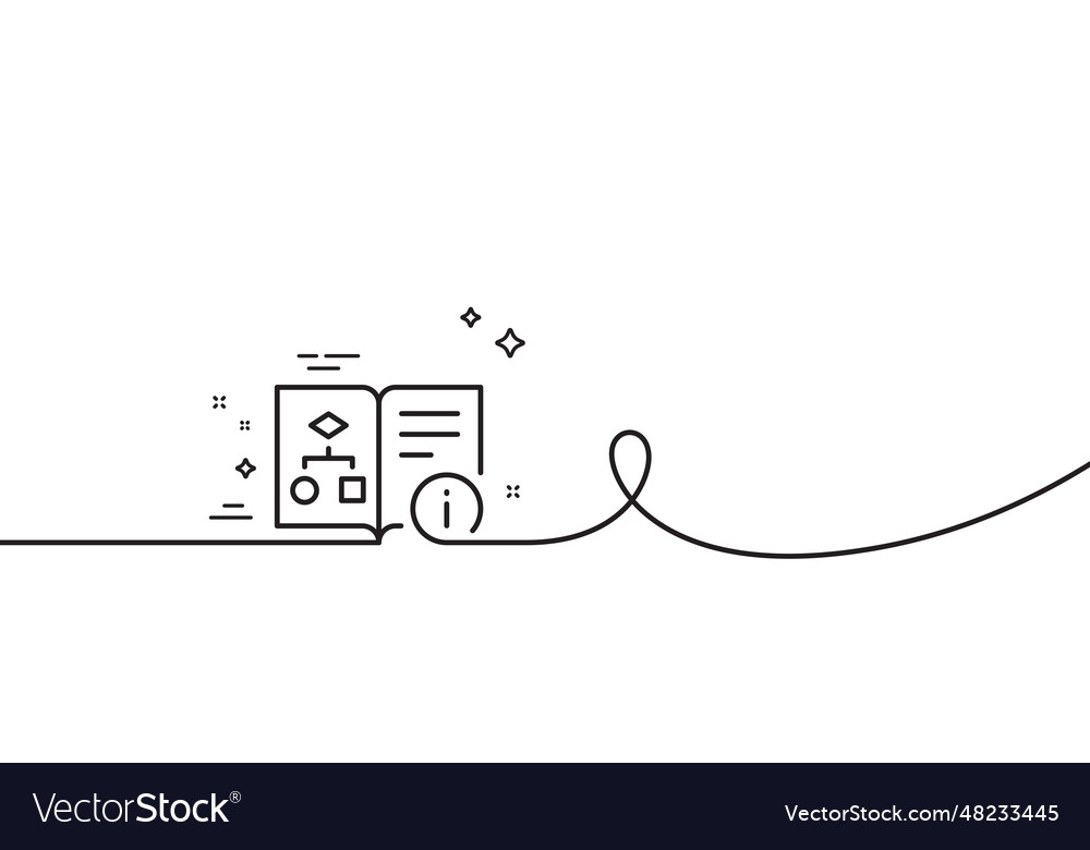 Technical algorithm line icon project Royalty Free Vector Technical algorithm line icon project Royalty Free Vector