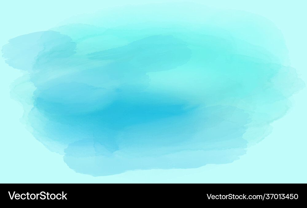 Abstract blue ink watercolor background Royalty Free Vector