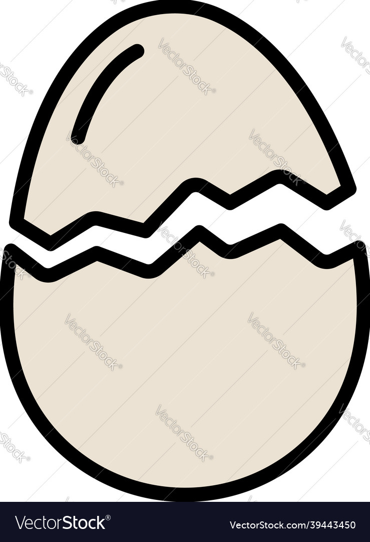 Cracked Eggs Clipart Black And White