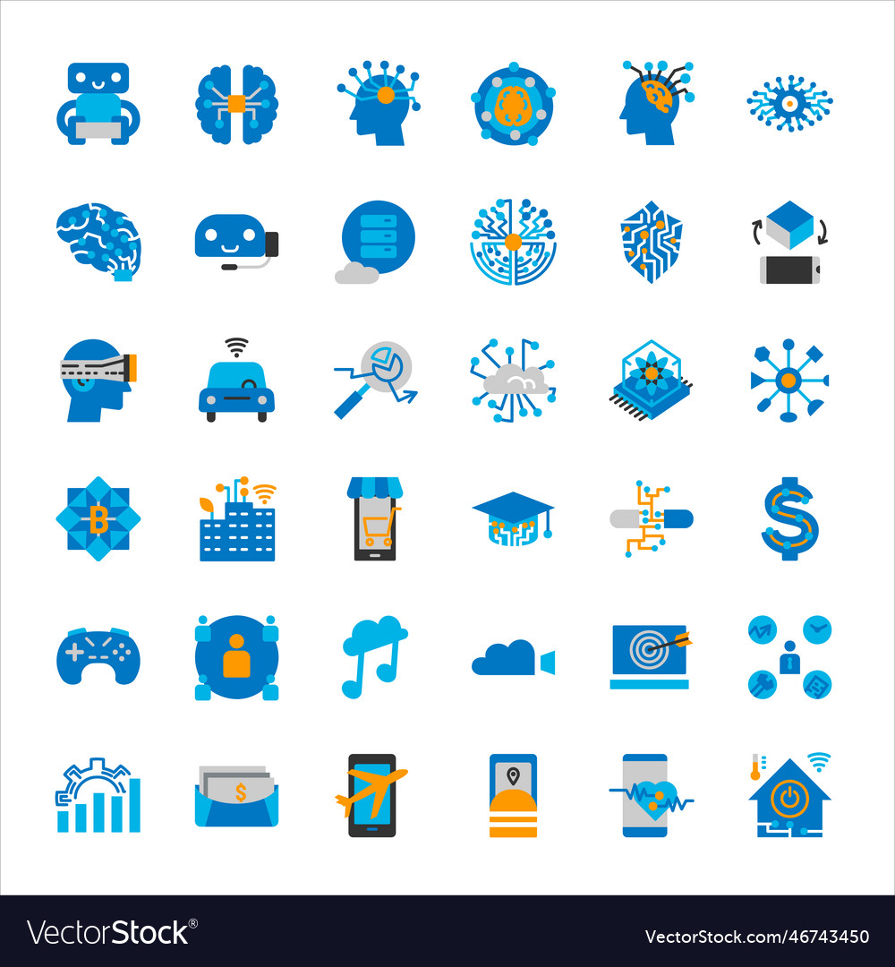 Innovative artificial intelligence and technology Vector Image