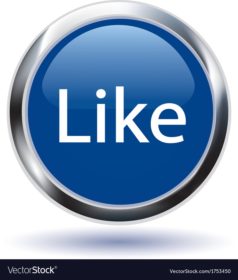 Like button Royalty Free Vector Image - VectorStock