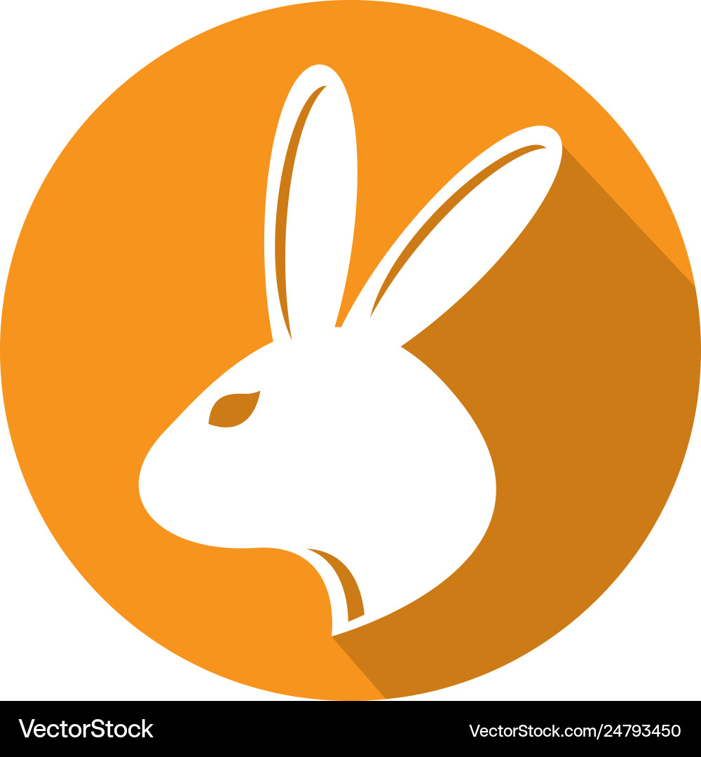 Rabbit icon Royalty Free Vector Image - VectorStock