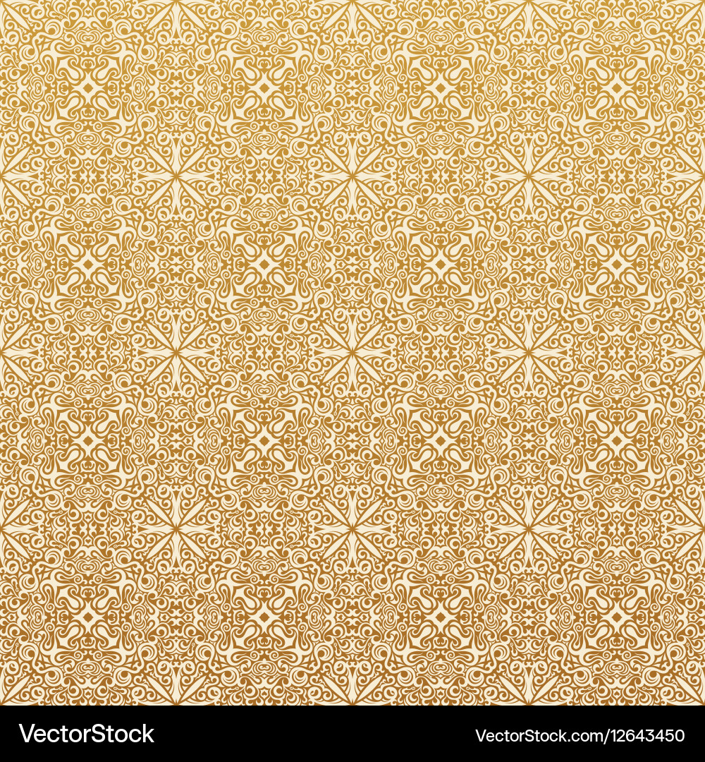 Seamless islam pattern vintage floral background Vector Image